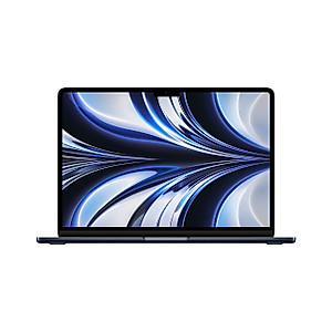 2022 Apple MacBook Air with Apple M2 Chip (13-inch, 16GB RAM, 256GB SSD Storage) (QWERTY English) Midnight (Renewed)