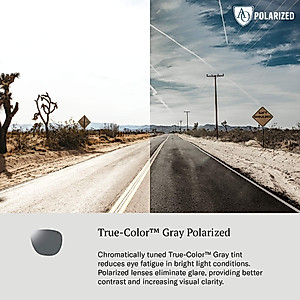 AO Original Pilot Sunglasses - Silver - True Color Gray SkyMaster Glass Lenses - Bayonet Temple - Polarized - 52-20-140