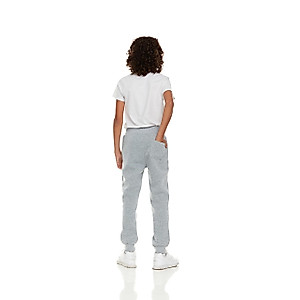 PURE CHAMP 3Pk Boys Sweatpants Fleece Athletic Workout Kids Clothes Boys Joggers with Zipper Pocket and Drawstring Size 4-20 (SET3 Size 8)