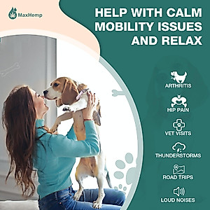 Pet Hemp Oil for Dogs & Cats Calming Joint Pain Sleep Support Anxiety Stress Cough Inflammation Relief Skin Arthritis Care Hip & Joint Supplement Dog Cat Hemp Drops Tincture, Mandarin