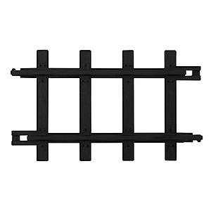Lionel Ready-to-Play Straight Track Pack, 6-1/4”, 12 pieces, Black