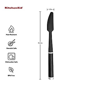 KitchenAid Classic Jar Spatula, One size, Black