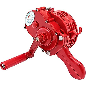 Vixen Horns Hand Crank Siren, Loud Portable Air-raid Hand Held Siren, Manual Operated Siren Horn, Handheld Fire Alarm Tornado Air Raid Siren (Plastic), VXS-1000P