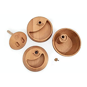 tappas All-Natural Serving Container, Tiered Tray, Charcuterie Sphere, Original