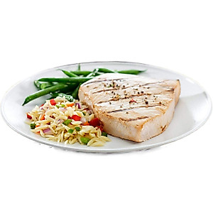 Nordic Ware Microwave Everyday Dinner Plates, Set of 4, white, 10 Inch