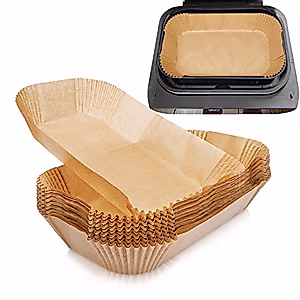 Air Fryer Liners Ninja Foodi Grill Xl Accessories for Ninja Smart Xl Air Fryer, 125Pcs Air Fryer Disposable Paper Liner For Ninja FG551 6-In-1 Grill Parchment Paper Rectangular Air Fryer Accessories