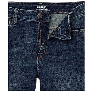 Amazon Essentials Women's 4" Denim Short, Dark Denim, 14