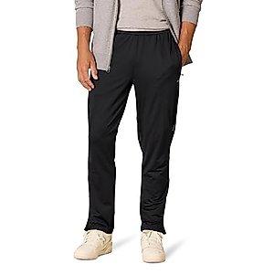Amazon Essentials Men's Knit Performance Training Pant, Black, Large