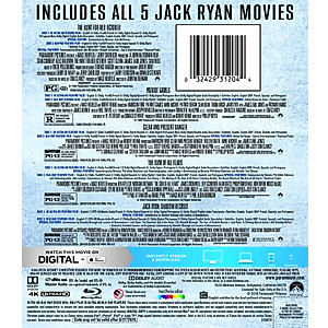 Jack Ryan 5-Film Collection [4K UHD]