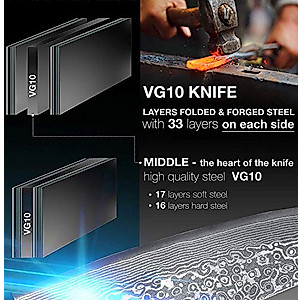 DDAUOSG Paring Knif 3.5 inch Japanese VG10 Super Steel 67 Layer High Carbon Stainless Damascus Steel Peeling Utility knives