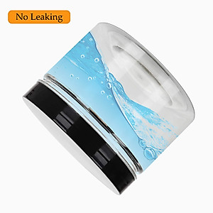 ABuff 18 Pack 10oz Empty Slime Containers, Large Plastic Slime Jars Clear Slime Storage Containers with Lids, Food-Grade Plastic