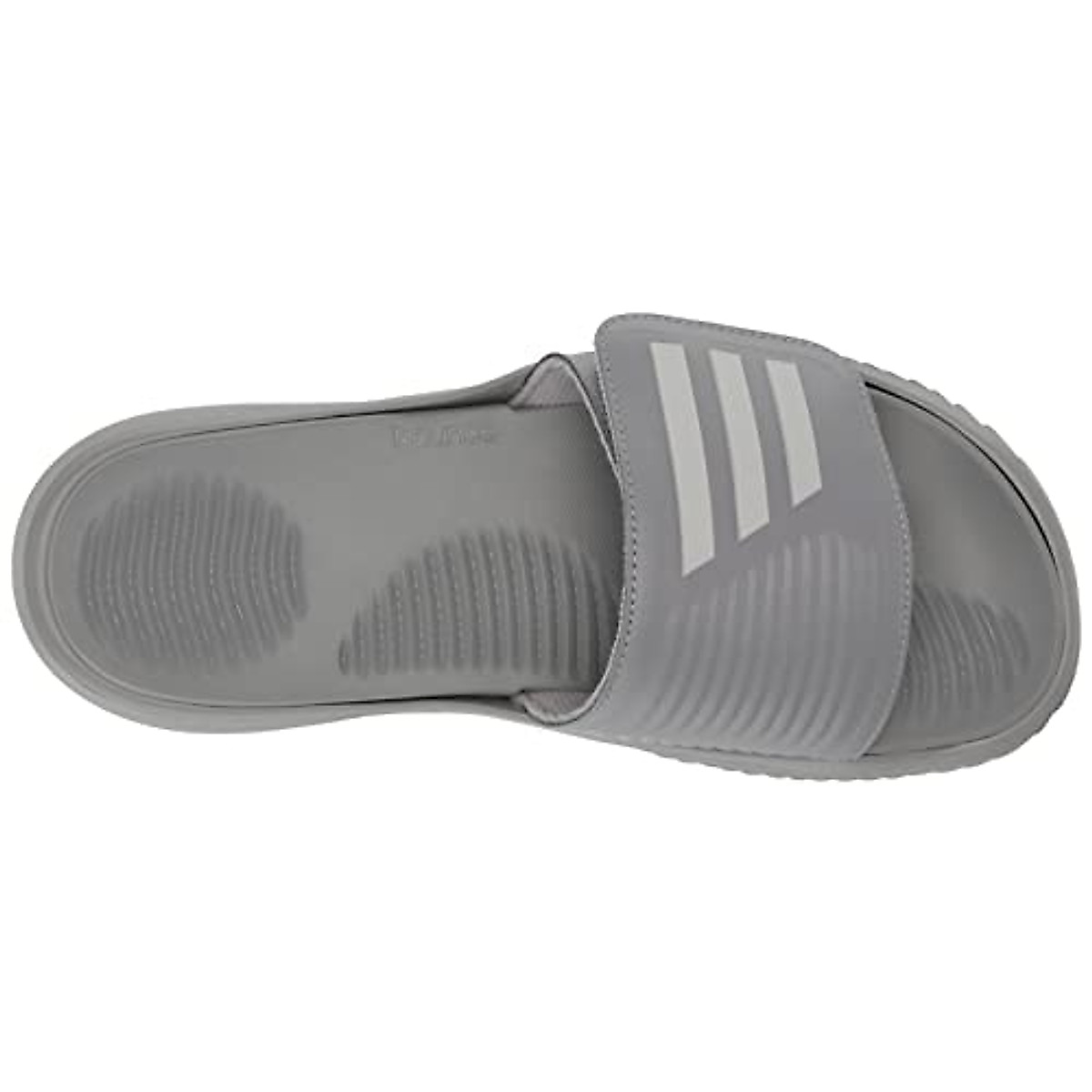 adidas Unisex Alphabounce 2.0 Slides Sandal, Grey/Grey/Grey, 9 US Women