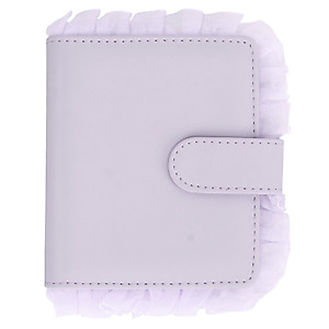 Camera Picture Holder, Universal Mini Film Photo Album with Cute Lace for Display (Purple)