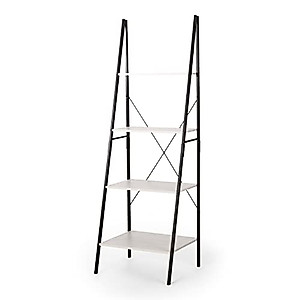 Christopher Knight Home Newnan Bookcase, Black + White