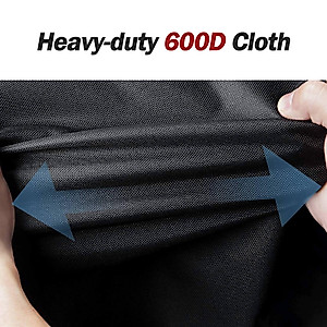 Air Conditioner Covers for Window Units Winter Outside with Double Insulation, 600D Cloth Window Air Conditioner Cover, Sewing Cuttable Window AC Cover with Adjustable Straps with Metal Buckles