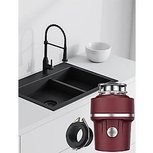 Garbage Disposal Parts for Insinkerator, 75499 Flex Coupler Replacement Parts Compatible with Insinkerator Anti-Vibration Tailpipe Replaces Part Number 74085
