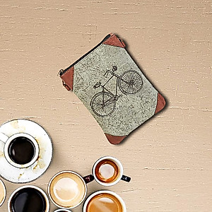 Mona B Canvas Handbag for Women | Zipper Bag | Crossbody Bag | Stylish Vintage Recycled Upcyled Bags Women (Brown-Cruiser)