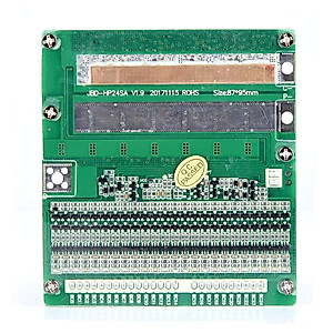 Battery Protection Module, 24 Strings 50A 3.7V Polymer Lithium Li-Ion PCB BMS Cell Protection Board Same Port Balanced Board