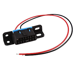 X AUTOHAUX Universal OBD2 Diagnostic Female Connector Adapter Extension Cable