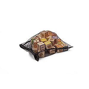 maxim enterprise, inc. Jumbo Wooden ABC Blocks for Toddler Learning, Baby Shower Decoration, Engraved Alphabet and Number Blocks to Stimulate Learning, Creativity, Early Development, 40Pcs