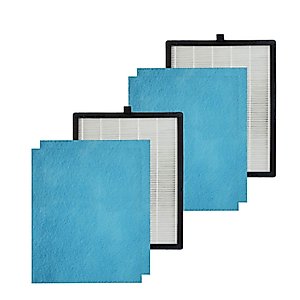 PUREBURG Replacement Filter Set Compatible with Colzer 142C, Simpure HP9, SP-HP9-RF Air Purifiers, 2-Pack H13 HEPA 4-Stage Filtration Activated carbon
