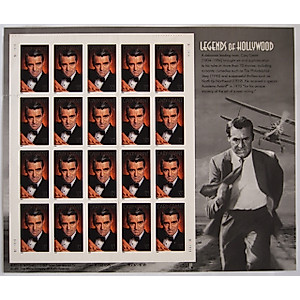 USPS Cary Grant Legends of Hollywood Sheet of Twenty 37 Cent Stamps Scott 3692