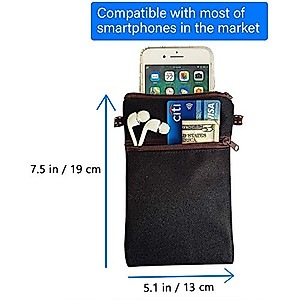 Tainada Women Crossbody Shoulder Travel Zippered Wallet Purse Clutch Phone Bag w/Detachable Strap (Mountain Pattern 3)