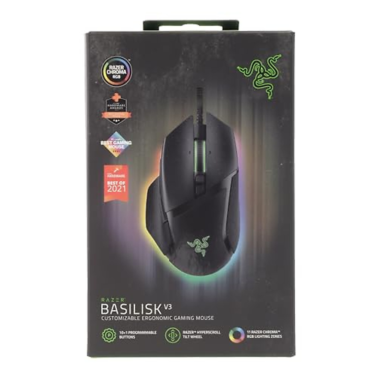 Razer Basilisk V3 - Ergonomic Wired Gaming Mouse