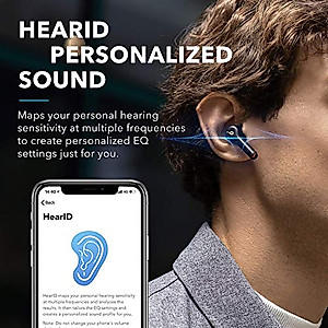 Soundcore Anker Liberty Air 2 Wireless Earbuds, Diamond-Inspired Drivers, Bluetooth Earphones, 4 Mics, Noise Reduction, 28H Playtime, HearID, Bluetooth 5, Wireless Charging, for Calls, Home Office