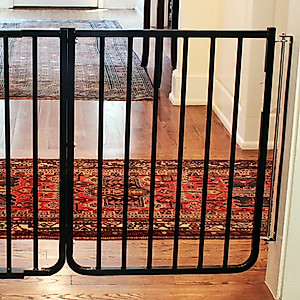 Cardinal Gates BX2 Baby Gate Extension - Fits Cardinal Gates Safety Gates - 21.75 Inch Wide Dog Gate Extension - Black