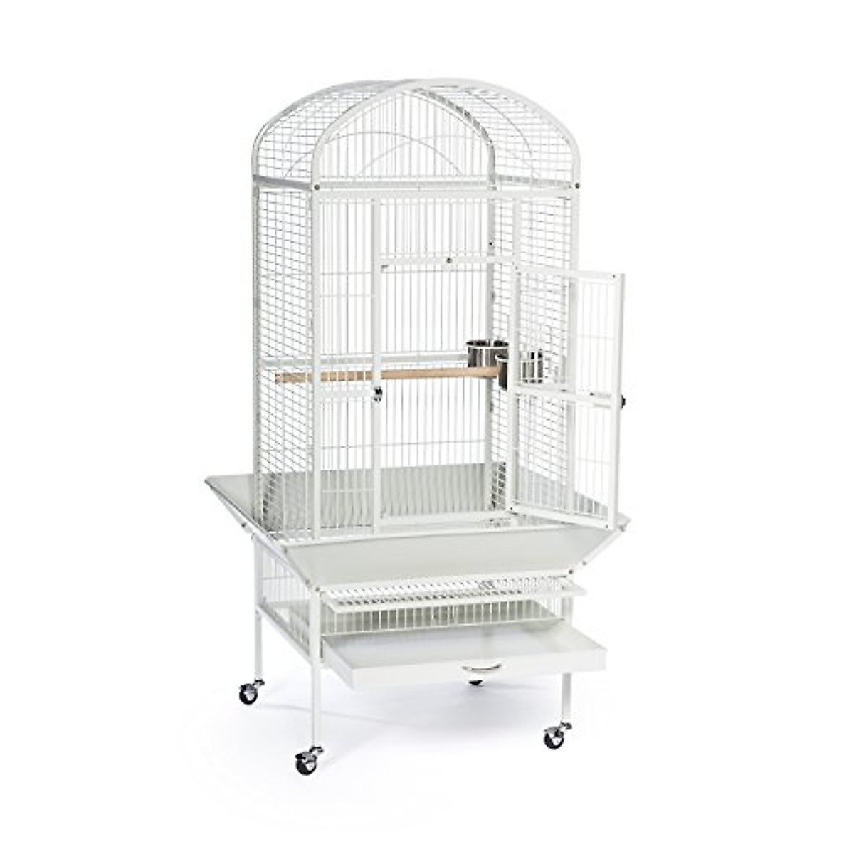 Prevue Pet Products 34522 Dometop Bird Cage, Large, Chalk White