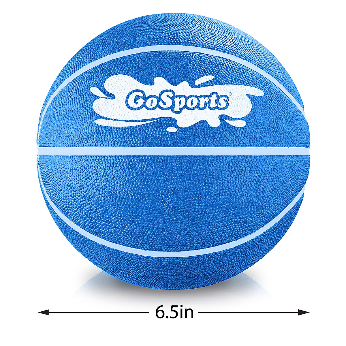 GoSports Swimming Pool Basketballs 3 Pack - Great for Floating Water Basketball Hoops, Choose Red or Blue Pool Basketballs