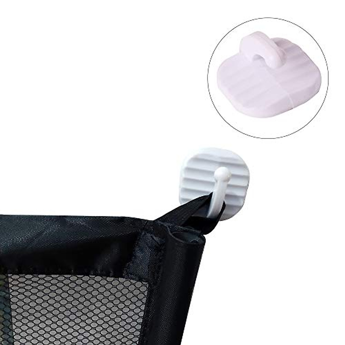 Hoomall Magic Foldable Gate for Dogs Cats, Portable Pet Gate Dog Mesh Gate Guard Gate for Stairs, Outdoor and Doorways Pet Isolation Net Safety Fence Install Anywhere