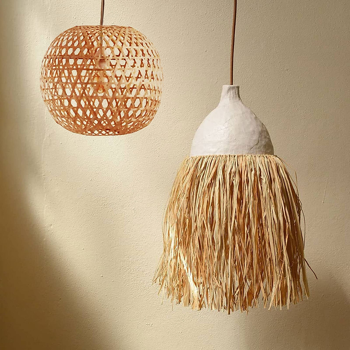 Creatrill 218 Yards Raffia Paper Craft Ribbon Packing Paper Twine, 1/4 Inch by 218 Yards (Kraft)