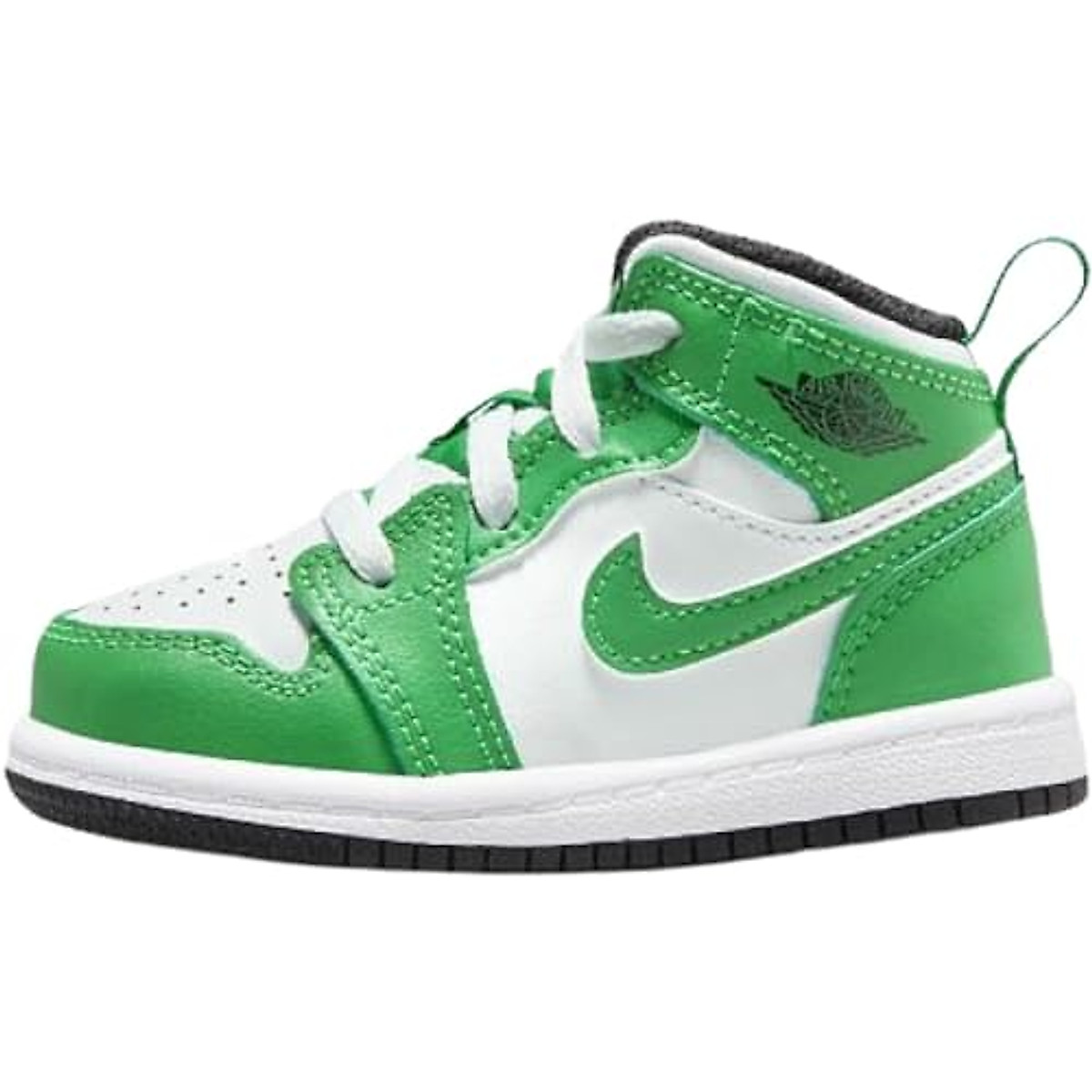 Jordan 1 Mid Toddler's Lucky Green/Black-White (DQ8425 301) - Size 8c
