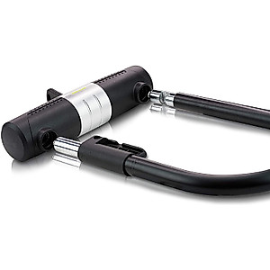 Bike U Lock - Sigtuna Bike Lock Heavy Duty Anti-Theft with 4ft/1.2m Cable, Bicycle U Lock with Sturdy Mounting Bracket for Mountain Bikes, Ebikes, Scooters