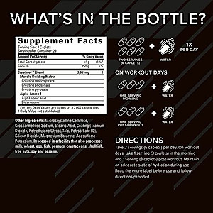 Six Star Creatine Pills Post Workout X3 Creatine Capsules | Creatine Monohydrate Blend | Muscle Recovery & Muscle Builder for Men & Women | Creatine Supplements, 20 Servings