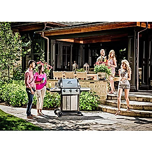 Broil King 946854 Signet 320 Propane Gas Grill, Stainless Steel & Black