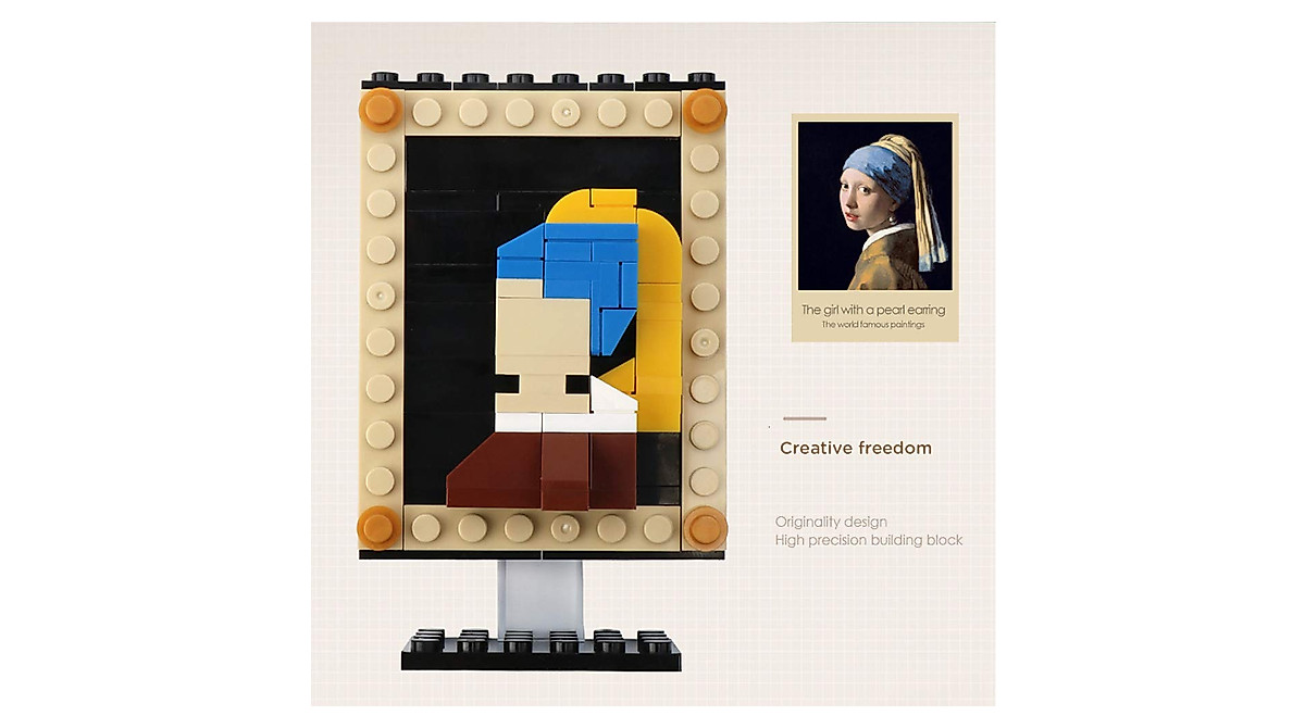 Famous Painting MOC Building Blocks Set for Kids