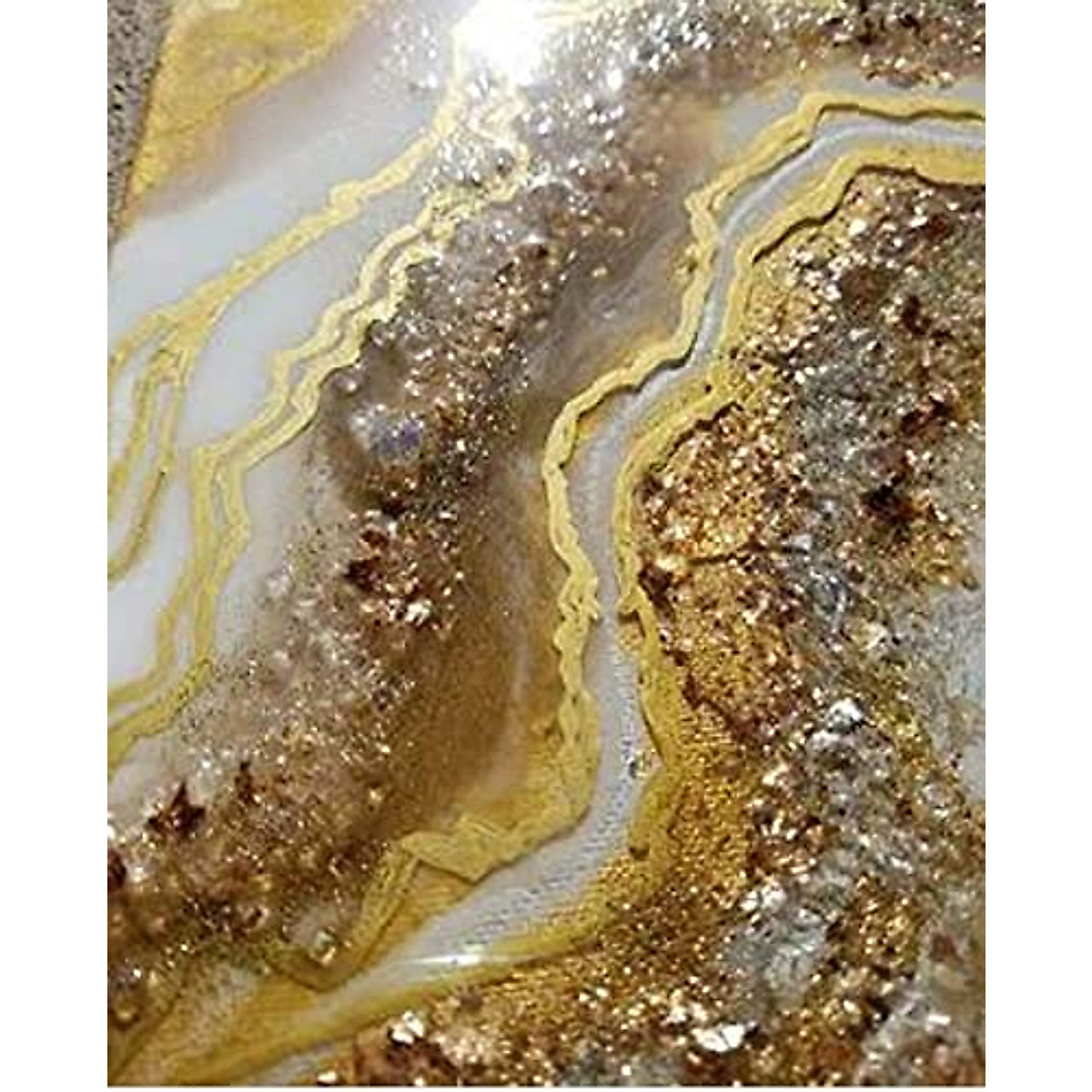 SGLS 5GRAMS Metallic Gold Powder DUST,HIGH Glossy MICA DUST Glitter,for Resin,Painting Art,Oil Painting,Crafting,Art and Crafts,Decoration Wedding Celebration ETC