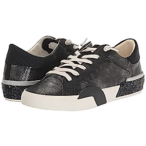 Dolce Vita Women's Zina Sneaker, Gunmetal Leather, 8.5