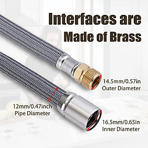 Faucet Hose for American Standard M922367-007220a, Kitchen Faucet Replacement Hose, American Standard Kitchen Faucet Parts, Pull Down Faucet Hose Replacement - 59inch