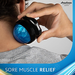 Amabeen Get Well Soon Gifts for Men - Gift Basket Containing Insulated Tumbler, Mindfulness Puzzle Book, Massager Ball, Hot/Cold Gel Pack - Hospital Care Package - Ideal After Surgery & Recovery