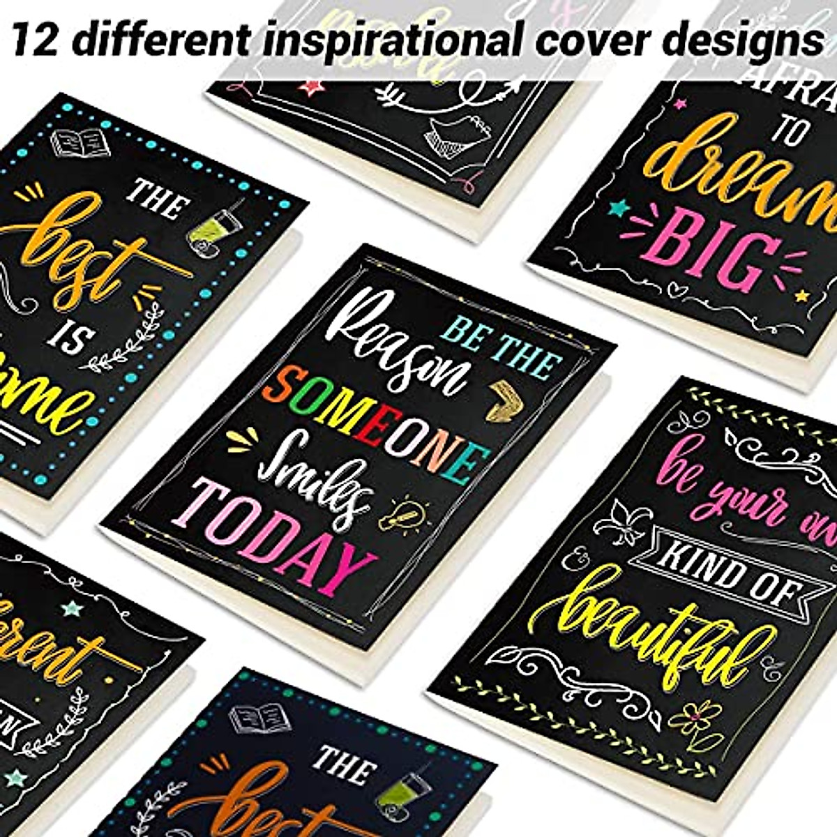 FANCY LAND Inspirational Notepads Pocket Notebooks Mini Small Motivational Journal for Kids Teens 80 Lined Pages A6