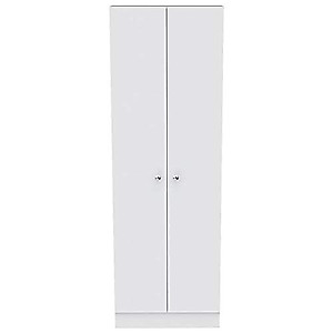 Home Square 2 Piece Multi Storage Pantry Cabinet Set in White