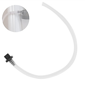 Humidifier Tubing Connector, 90 Degrees Humidifier Tubing Connector Water Bottle and Tubing Adapter for 5L Oxygen Generator Humidifier Cup Humidifier Connector with Tube