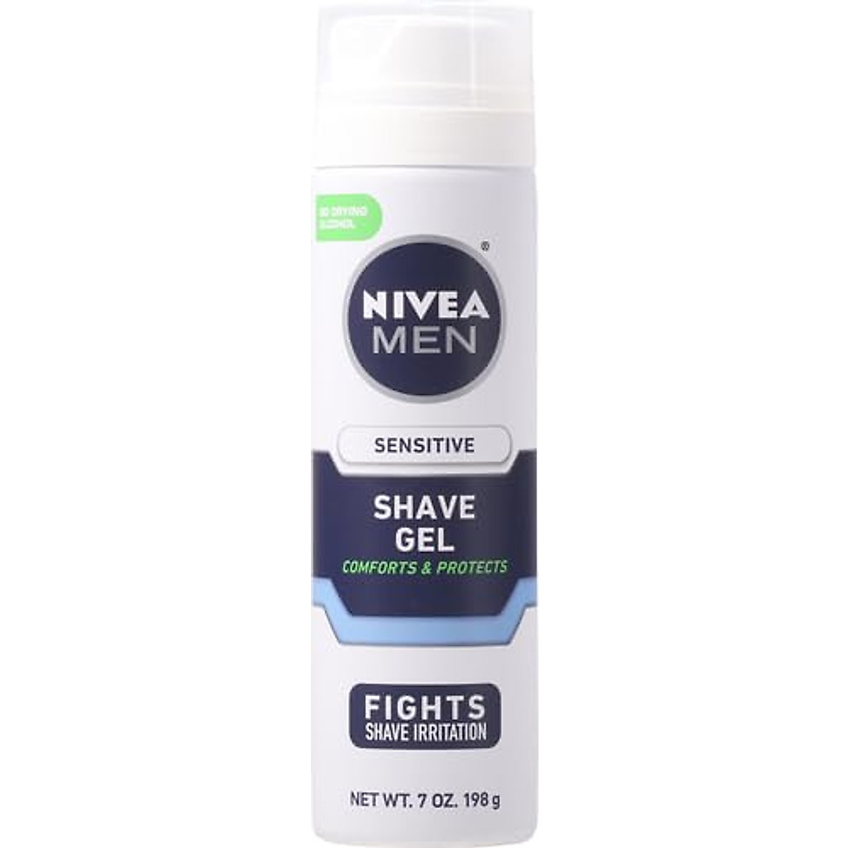 NIVEA MEN Sensitive Shave Gel with Vitamin E, Soothing Chamomile and Witch Hazel Extracts, 7 Oz Can