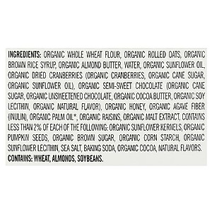 Dave's Killer Bread Organic Snack Bar, Trail Mix Crumble, 19g Whole Grains, No Artificial Ingredients or Preservatives, Kosher, USDA Certified Organic, Non-GMO, 4 Count, 7 Ounce (Pack of 6)