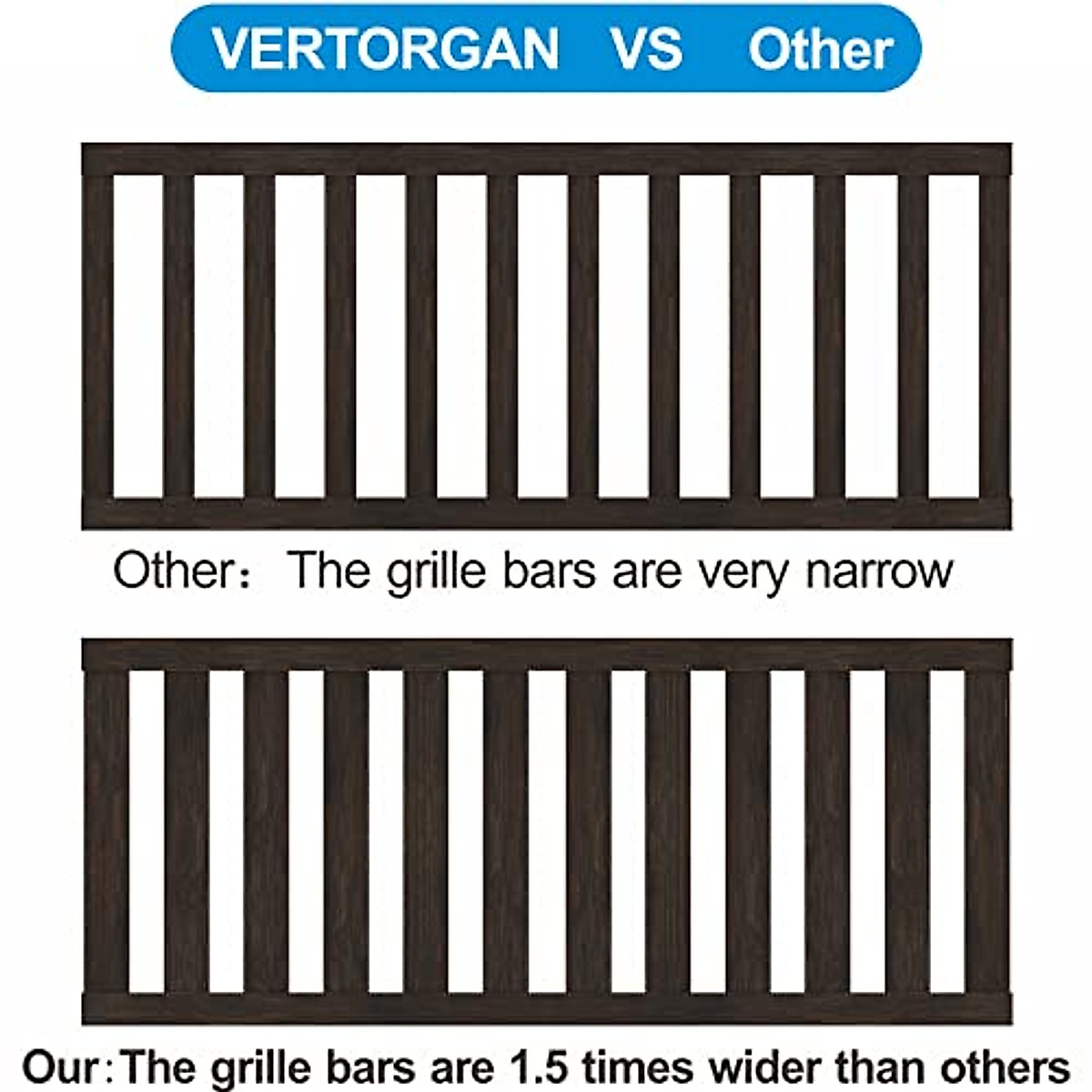 VERTORGAN Shoe Rack, 2 Tier Bamboo Shoe Shelf Storage Organizer for Entryway, Hallway, Closet and Living Room (Mocha)
