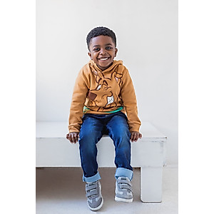 Scooby-Doo Little Boys Fleece Pullover Hoodie Brown 6